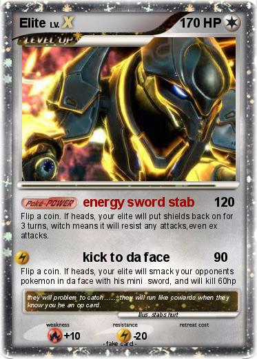 Pokémon Elite 635 635 - energy sword stab - My Pokemon Card