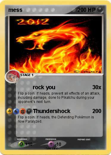 Pokémon mess 8 8 - rock you - My Pokemon Card