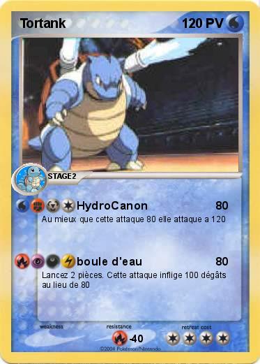 Pokémon Tortank 189 189 - HydroCanon - Ma carte Pokémon
