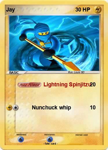 Pokémon Jay 1219 1219 - Lightning Spinjitzu - My Pokemon Card