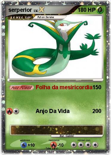 Pokémon serperior 624 624 - Folha da mesiricordia - My Pokemon Card