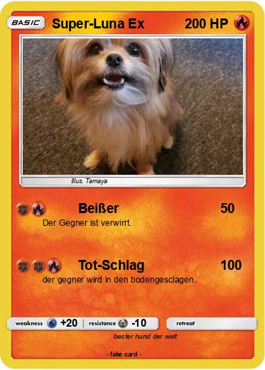 Pokémon Super Luna Ex - Beißer - My Pokemon Card