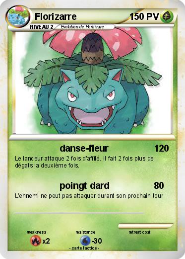 Pokémon Florizarre 208 208 - danse-fleur - Ma carte Pokémon