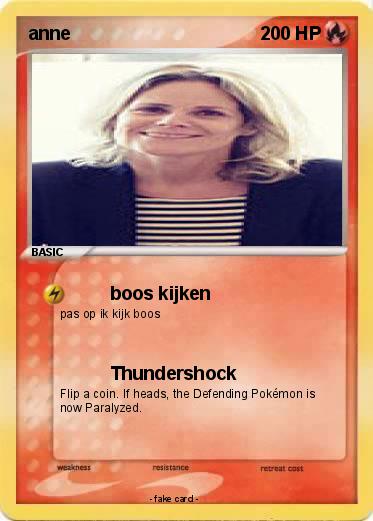 Pokémon anne 137 137 - boos kijken - My Pokemon Card