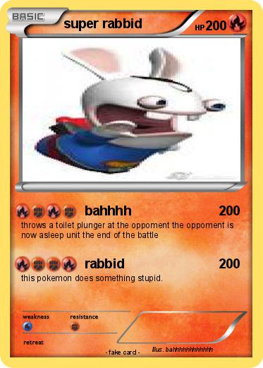 Pokémon super rabbid 4 4 - bahhhh - My Pokemon Card