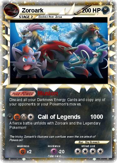 Pokémon Zoroark 1285 1285 - Illusion - My Pokemon Card