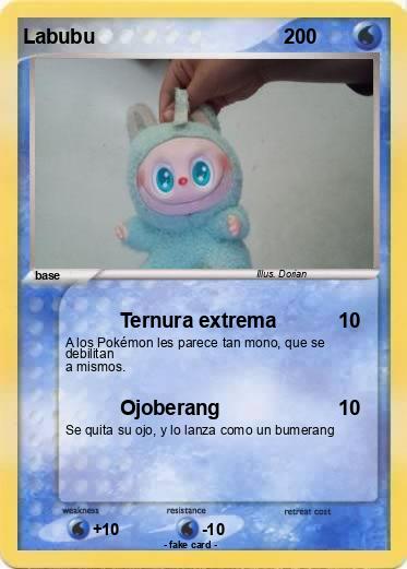 Pokémon Labubu - Ternura extrema - Mi carta pokémon
