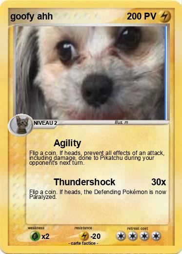 Pokémon goofy ahh 293 293 - Agility - Ma carte Pokémon