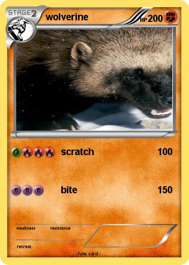 Pokémon wolverine 423 423 - scratch - My Pokemon Card