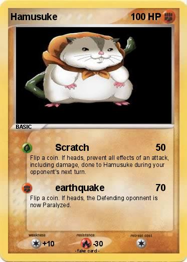 Pokémon Hamusuke - Scratch - My Pokemon Card