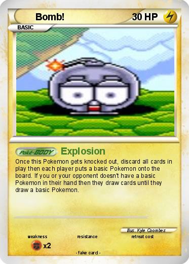 Pokémon Bomb 466 466 - Explosion - My Pokemon Card