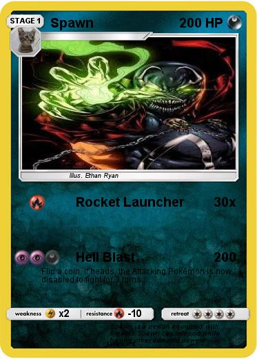 Pokémon Spawn 88 88 - Rocket Launcher - My Pokemon Card
