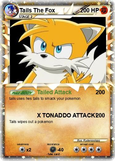 Pokémon Tails The Fox 77 77 - Tailed Attack - My Pokemon Card