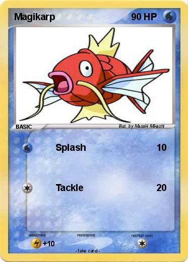 Pokémon Magikarp 1116 1116 - Splash - My Pokemon Card