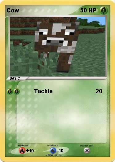 Pokémon Cow 616 616 - Tackle - My Pokemon Card