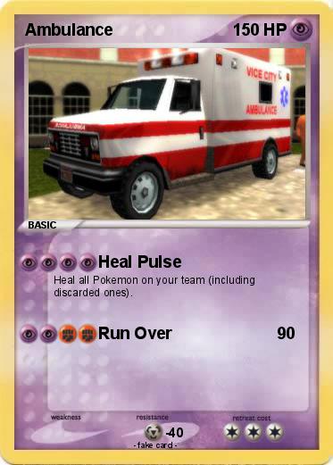 Pokémon Ambulance 10 10 - Heal Pulse - My Pokemon Card