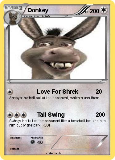 Pokémon Donkey 906 906 - Love For Shrek - My Pokemon Card