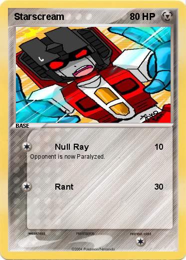 Pokémon Starscream 4 4 - Null Ray - My Pokemon Card