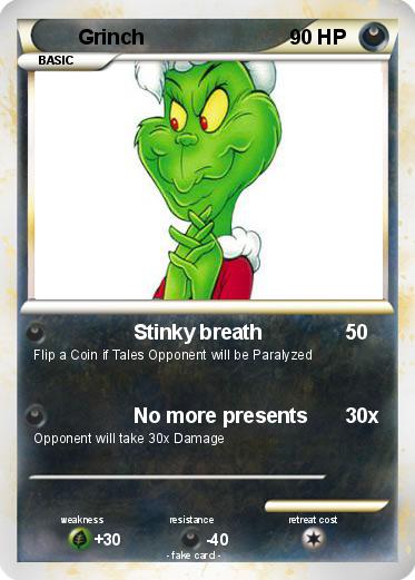 Pokémon Grinch 30 30 - Stinky breath - My Pokemon Card