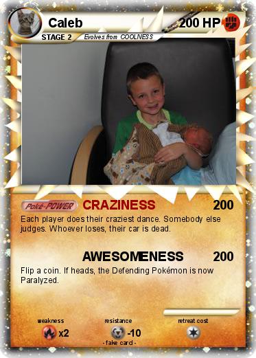 Pokémon Caleb 240 240 - CRAZINESS - My Pokemon Card