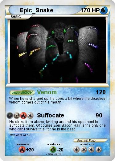 Pokémon Epic Snake - Venom - My Pokemon Card