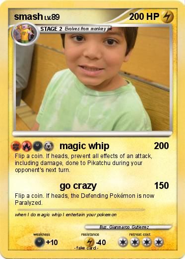 Pokémon smash 107 107 - magic whip - My Pokemon Card