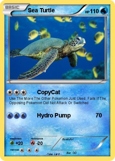 Pokémon Sea Turtle 56 56 - CopyCat - My Pokemon Card