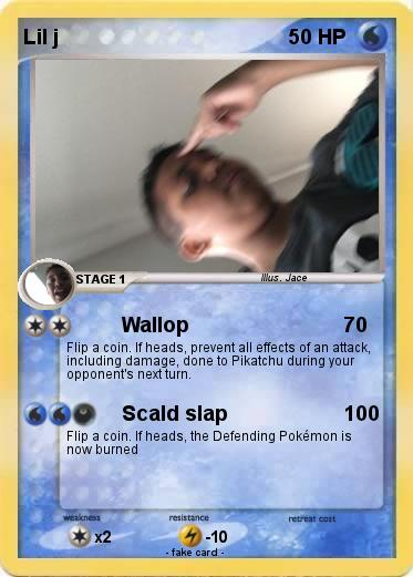 Pokémon Lil j 5 5 - Wallop - My Pokemon Card