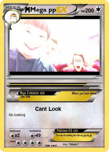 Pokémon Mega pp - Cant Look - My Pokemon Card