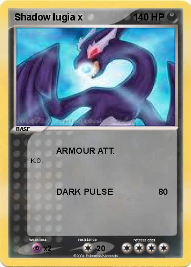 Pokémon Shadow lugia x 4 4 - ARMOUR ATT. - My Pokemon Card