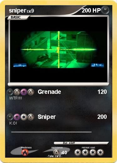Pokémon sniper 674 674 - Grenade - My Pokemon Card