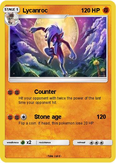 Pokémon Lycanroc 251 251 - Counter - My Pokemon Card