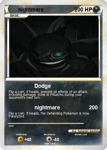 Pokémon nightmare 2572 2572 - Dodge - My Pokemon Card