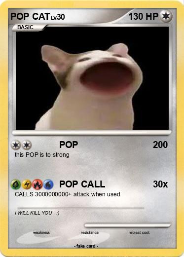 Pokémon POP CAT 58 58 - POP - My Pokemon Card