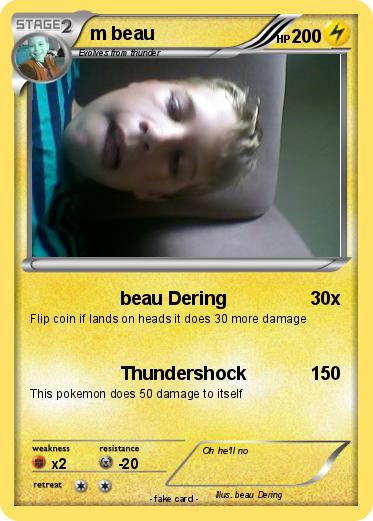 Pokémon m beau - beau Dering - My Pokemon Card
