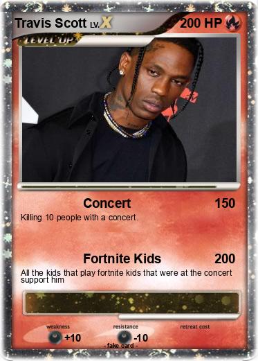 Pokémon Travis Scott 55 55 - Concert - My Pokemon Card