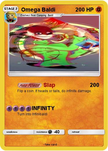 Pokémon Omega Baldi 1 1 - Slap - My Pokemon Card