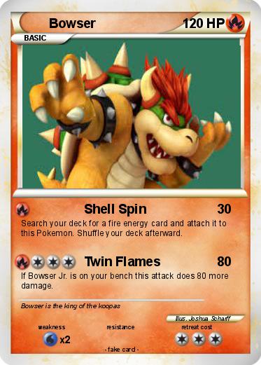Pokémon Bowser 4532 4532 - Shell Spin - My Pokemon Card