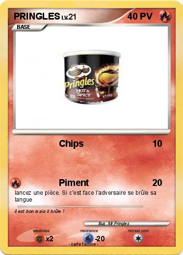 Pokémon PRINGLES 31 31 - Chips - Ma carte Pokémon