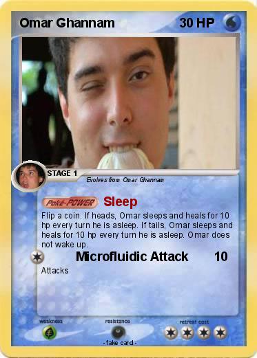 Pokémon Omar Ghannam - Sleep - My Pokemon Card