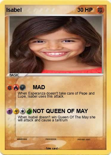 Pokémon Isabel 54 54 - MAD - My Pokemon Card