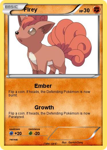 Pokémon FIrey 138 138 - Ember - My Pokemon Card