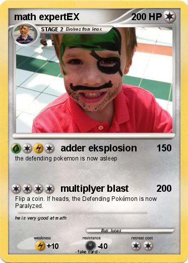 Pokémon math expertEX - adder eksplosion - My Pokemon Card