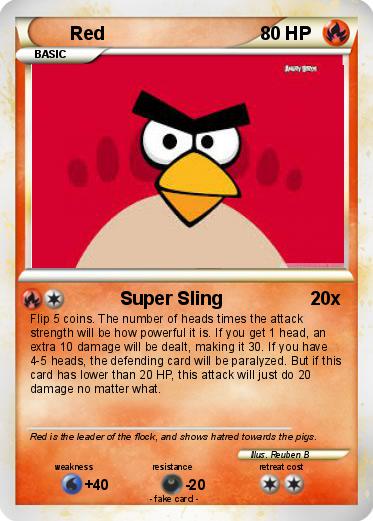 Pokémon Red 2895 2895 - Super Sling - My Pokemon Card