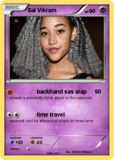 Pokémon Sal Vikram - backhand sas slap - My Pokemon Card