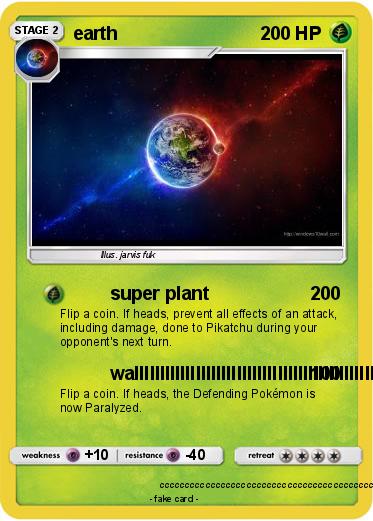 Pokémon earth 770 770 - super plant - My Pokemon Card