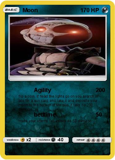 Pokémon Moon 623 623 - Agility - My Pokemon Card