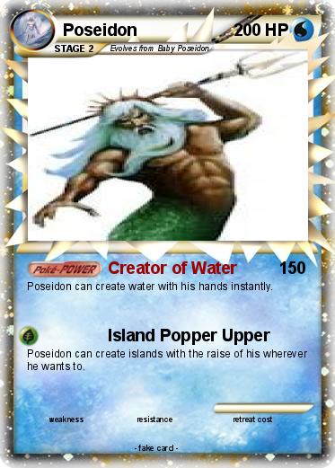 Pokémon Poseidon 402 402 - Creator of Water - My Pokemon Card