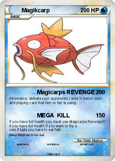 Pokémon Magikcarp 1 1 - Magicarps REVENGE - My Pokemon Card