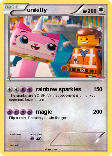 Pokémon unikitty 109 109 - rainbow sparkles - My Pokemon Card